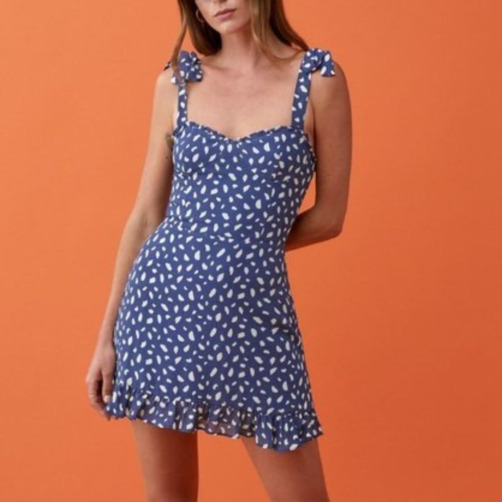 Reformation Christine Dress Moray Host Pick - Gem